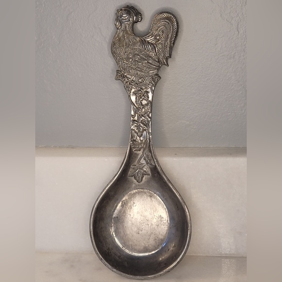 Lenox | Dining | Vintage Lenox Pewter Rooster Spoon Rest Charming ...